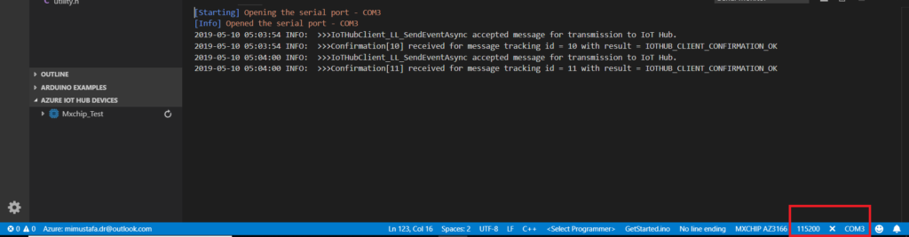 Working with MxChip AZ3166 IoT DevKit-Part II | KAISPE