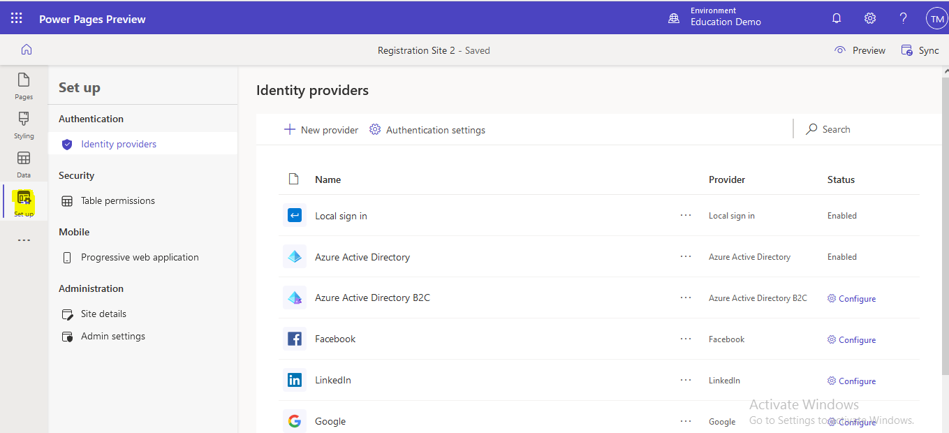 Microsoft Power Pages: School Program Registration| KAISPE