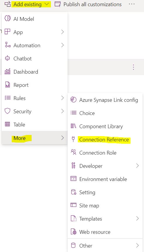 Pre-Populated Connection References In Power Platform | KAISPE
