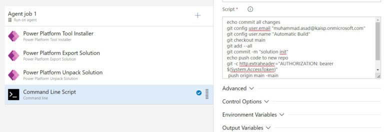 Command line script error in Azure devops pipeline | KAISPE