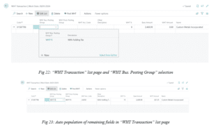 Withholding Tax in Microsoft Dynamics Business Central | KAISPE