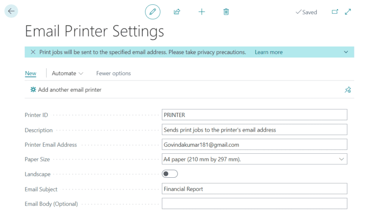 Step-by-Step Guide: Report Scheduling in Business Central Online