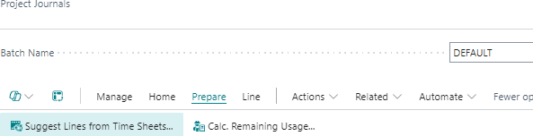 How to Setup Project Management in D365 Business Central